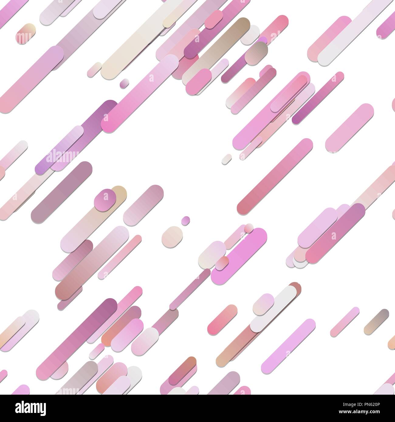 Pink Modern Abstract Gradient Background With Diagonal Rounded Stripe Pattern Stock Vector Image