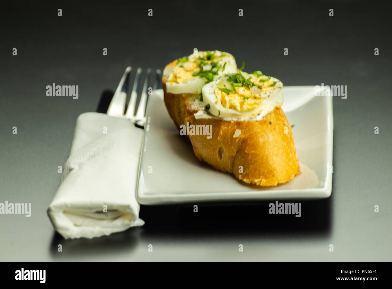 traditional spanish tapas for lunch table, mini sandwiches food set ...