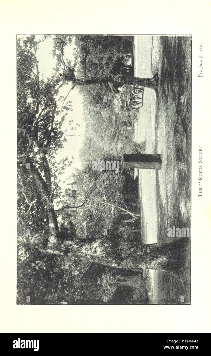 New forest history map hi-res stock photography and images - Alamy