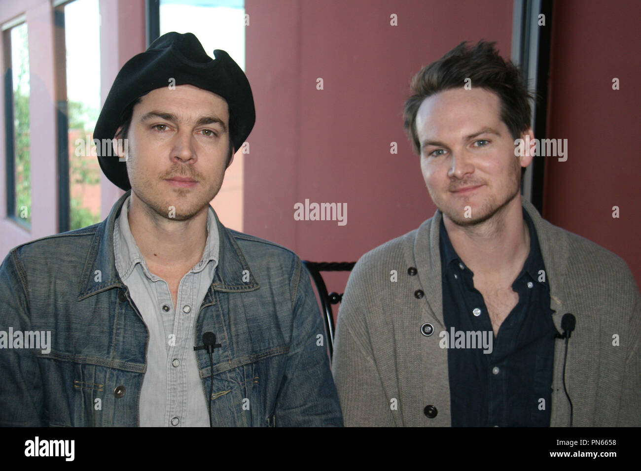 Aaron Nee, Adam Nee 01/13/2016 "Band of Robbers" Photocall held at ...