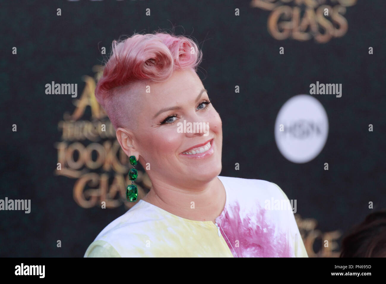 Alecia Beth Moore (Pink) at the U.S. Premiere of Disney's "Alice ...