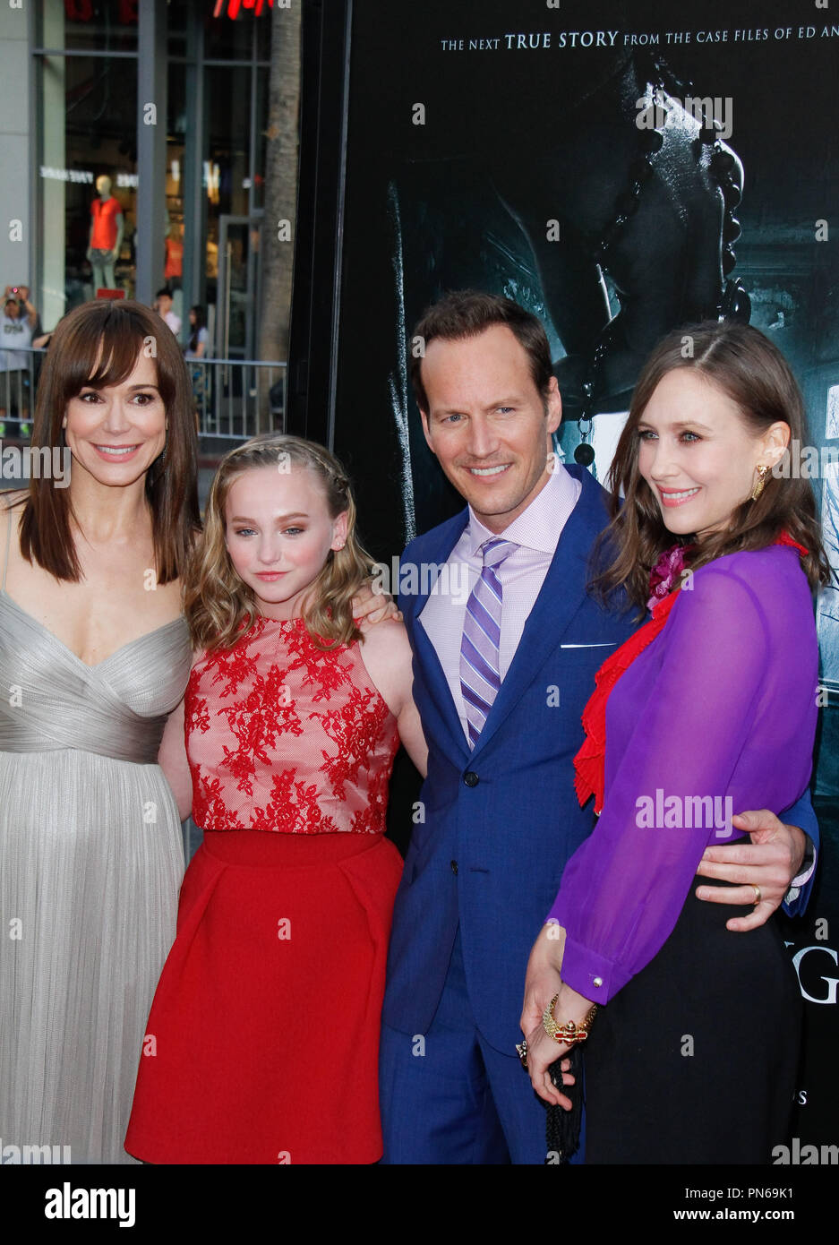 Frances O'Connor, Madison Wolfe, Patrick Wilson and Vera Farmiga at the ...