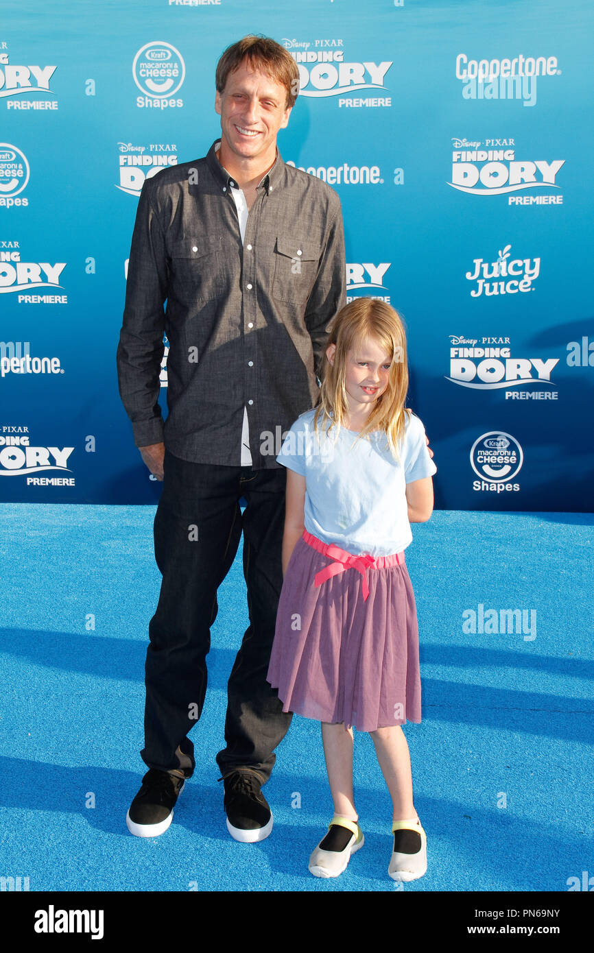 Tony Hawk and daughter Kadence Clover Hawk at the World Premiere of ...