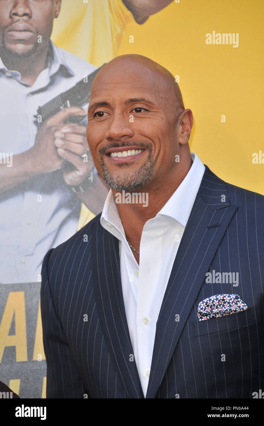 Dwayne Johnson at the "Central Intelligence" Los Angeles Premiere held ...