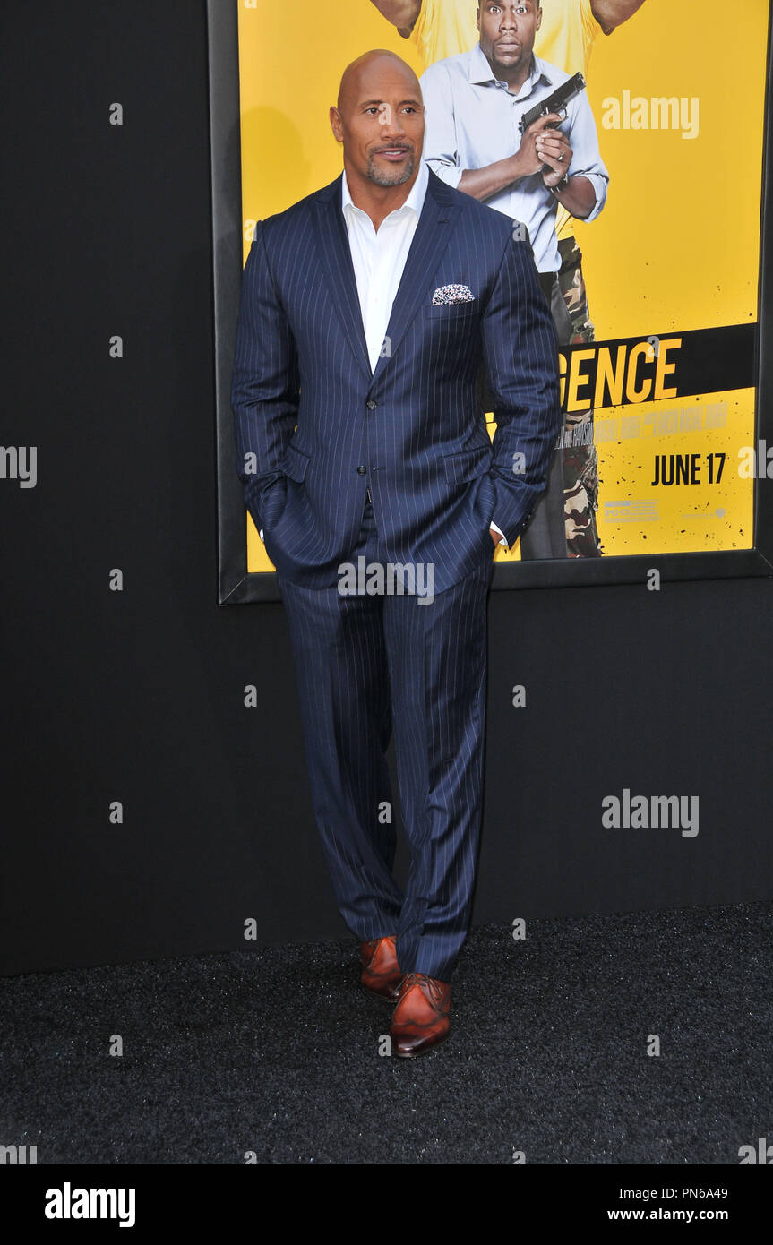 Dwayne Johnson at the "Central Intelligence" Los Angeles Premiere held ...