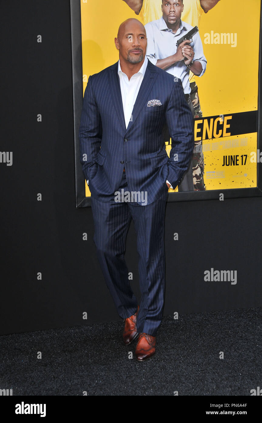 Dwayne Johnson at the "Central Intelligence" Los Angeles Premiere held ...