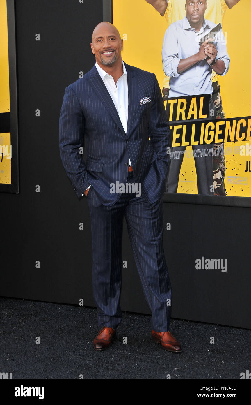 Dwayne Johnson at the "Central Intelligence" Los Angeles Premiere held ...