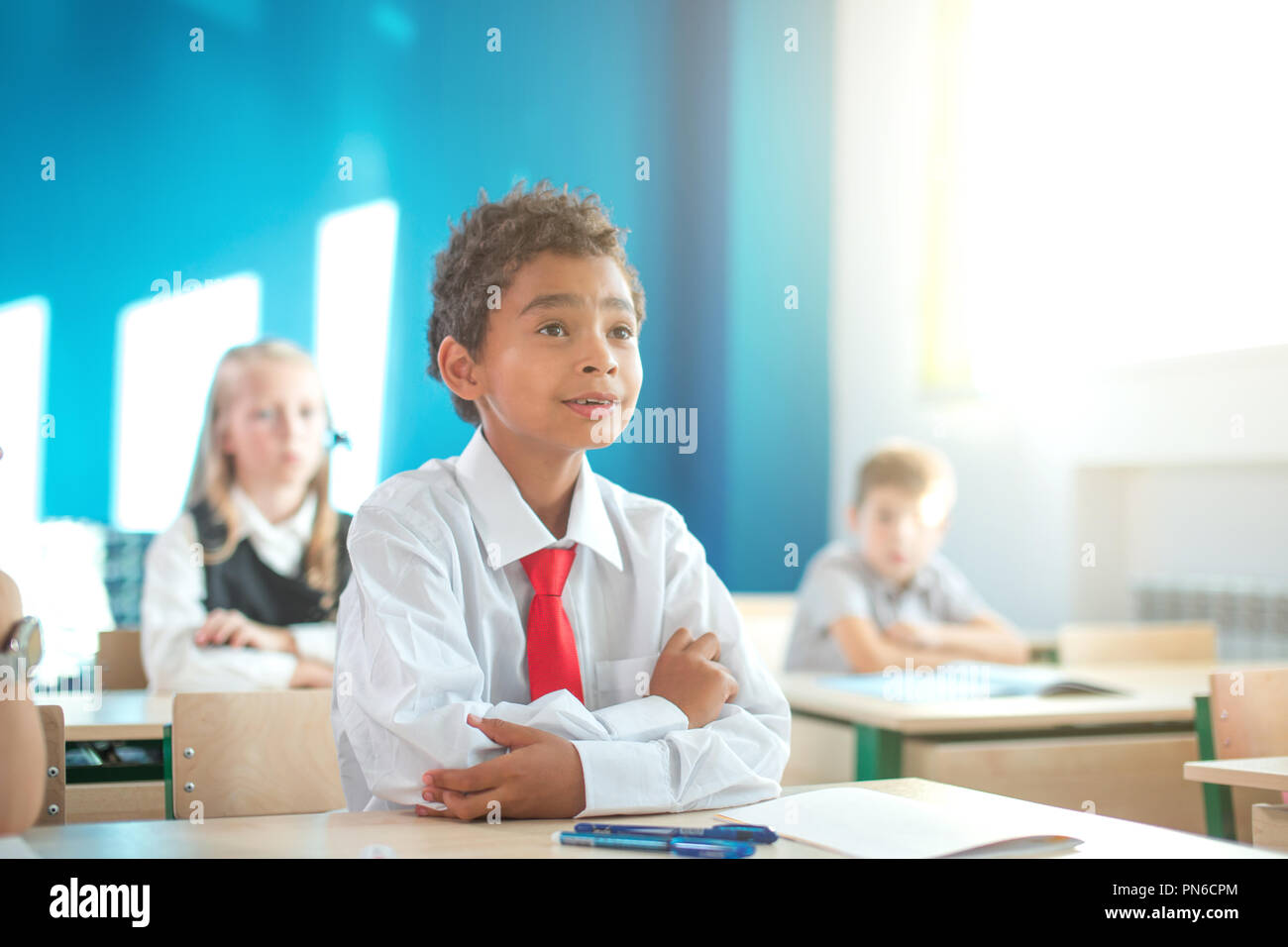 African teen boy portrait indoors hi-res stock photography and images - Alamy