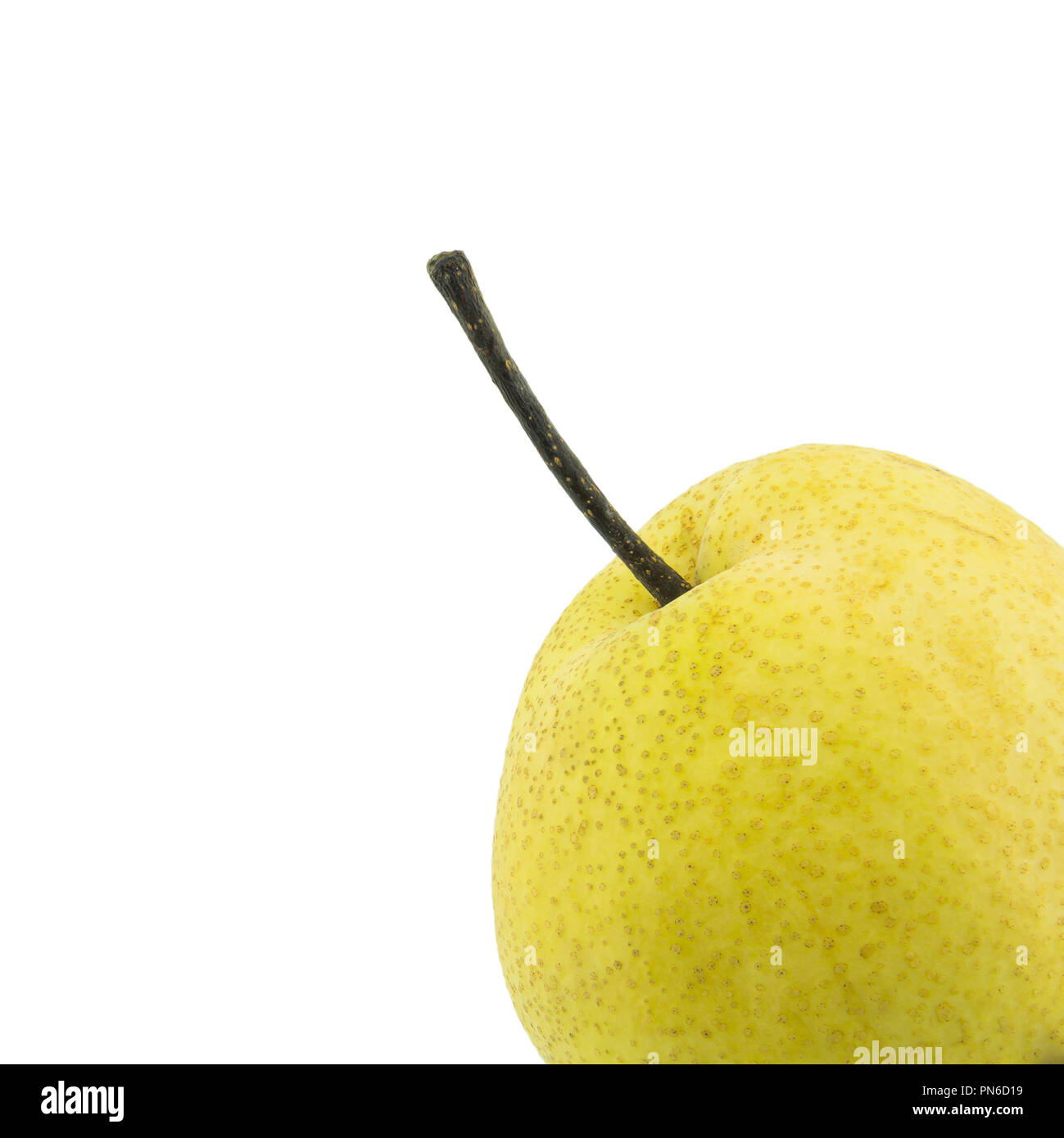 Chinese pear isolated on white background Stock Photo - Alamy