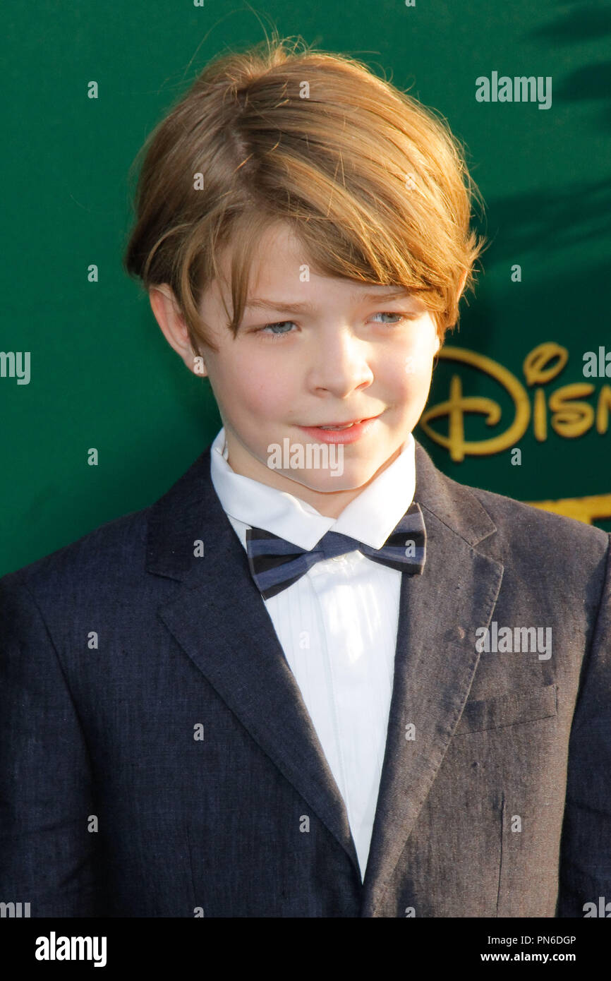 Oakes Fegley at the World Premiere of Disney's "Pete's Dragon" held at ...