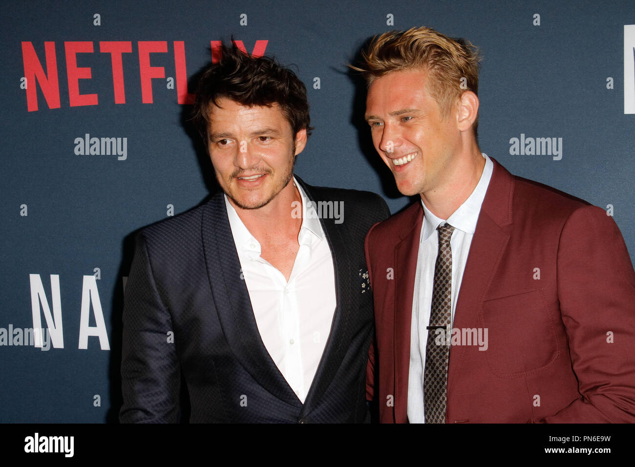 Pedro Pascal and Boyd Holbrook at the Premiere of Netflix's "Narcos ...