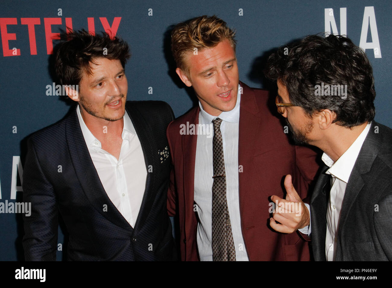 Pedro Pascal, Boyd Holbrook and Wagner Moura at the Premiere of Netflix ...