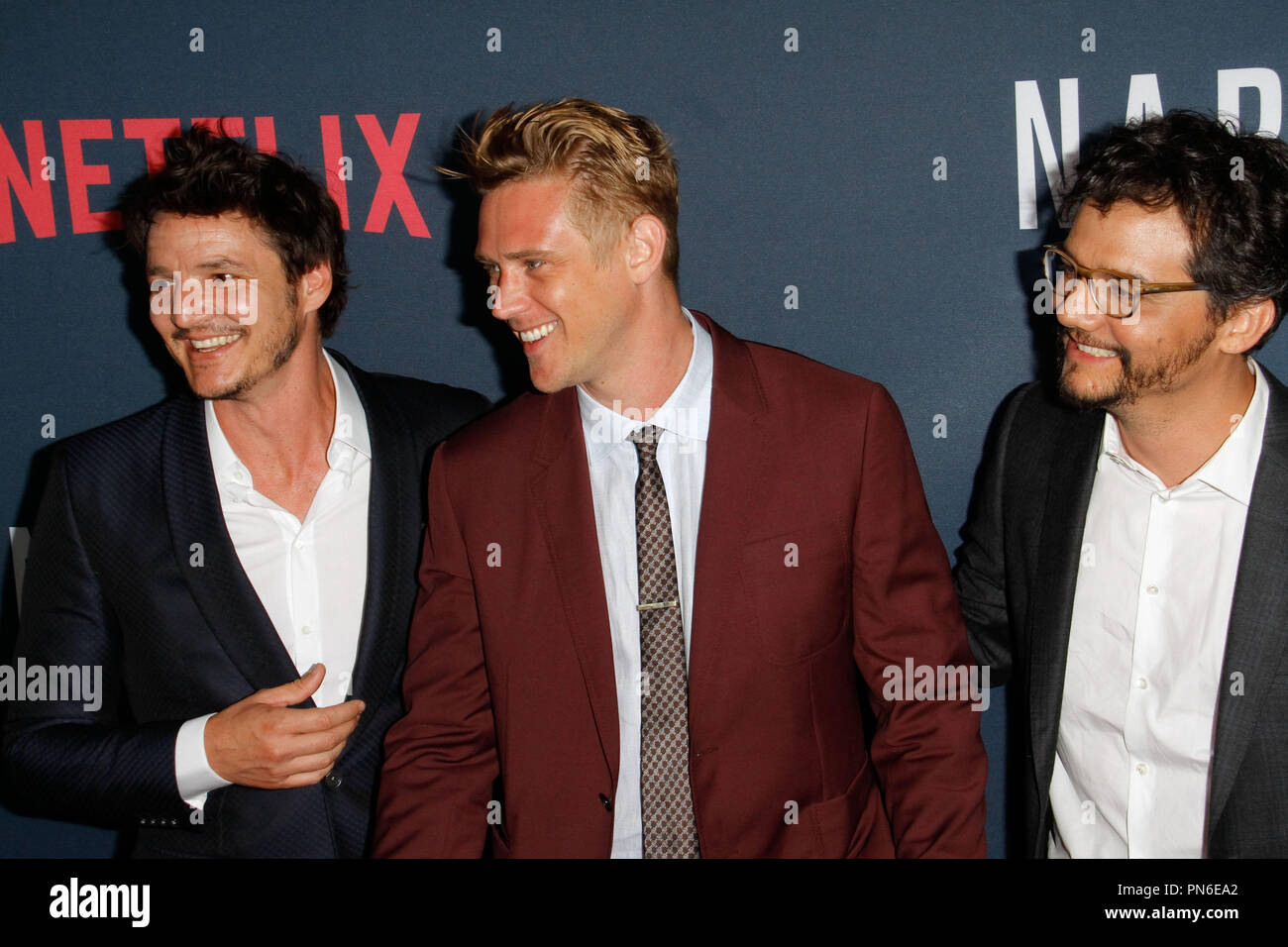 Pedro Pascal, Boyd Holbrook and Wagner Moura at the Premiere of Netflix ...