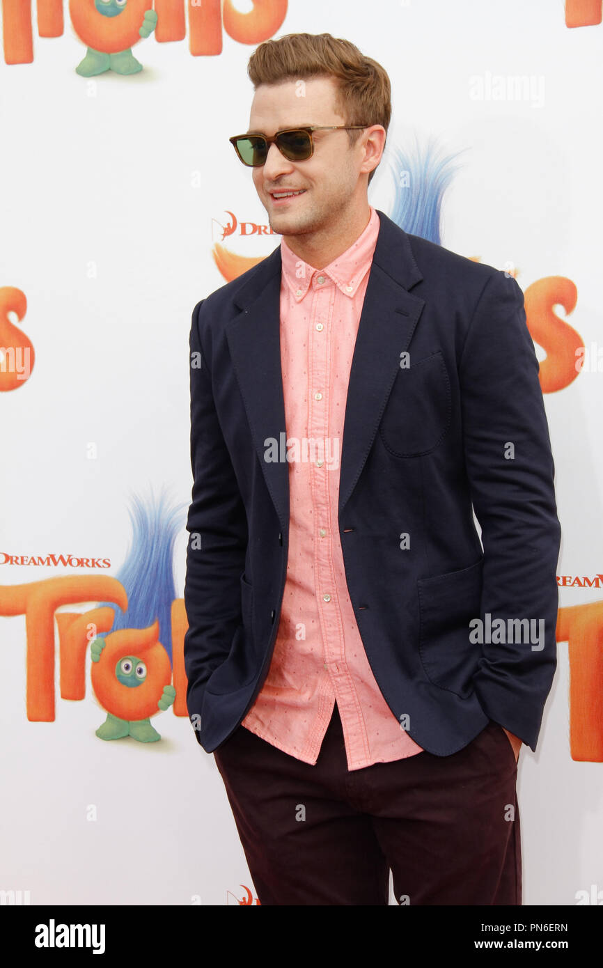 Justin Timberlake at the Premiere of DreamWorks Animation and Twentieth ...