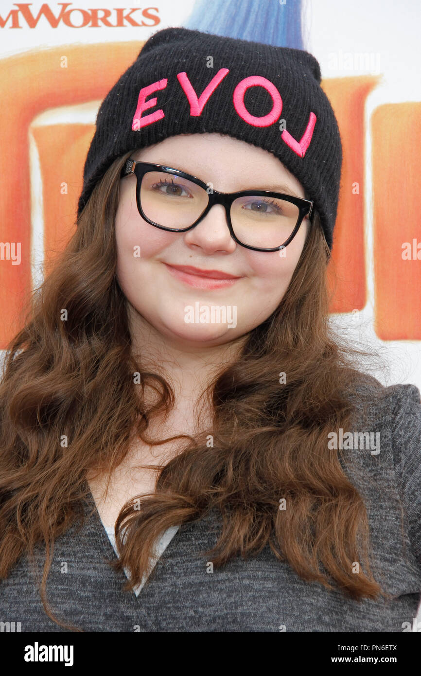 Marlowe Peyton at the Premiere of DreamWorks Animation and Twentieth Century Fox's "Trolls" held ...