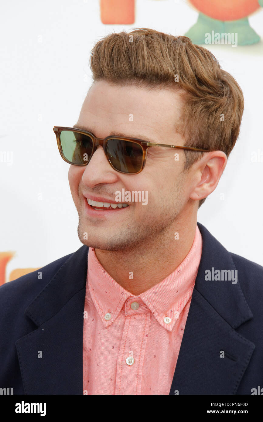 Justin Timberlake at the Premiere of DreamWorks Animation and Twentieth ...