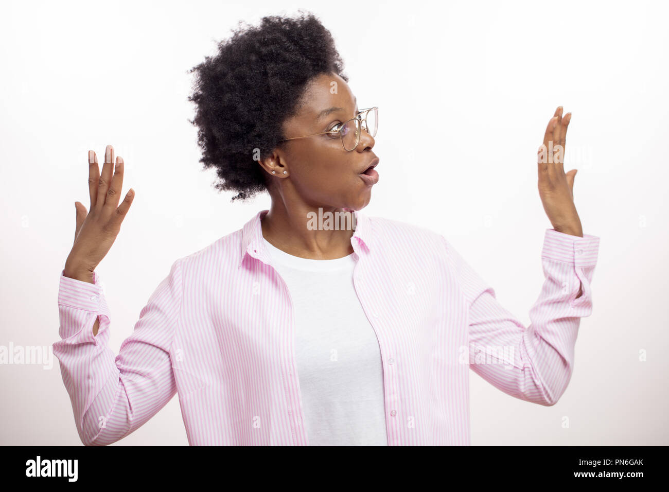 Young stylish woman singing hi-res stock photography and images - Alamy