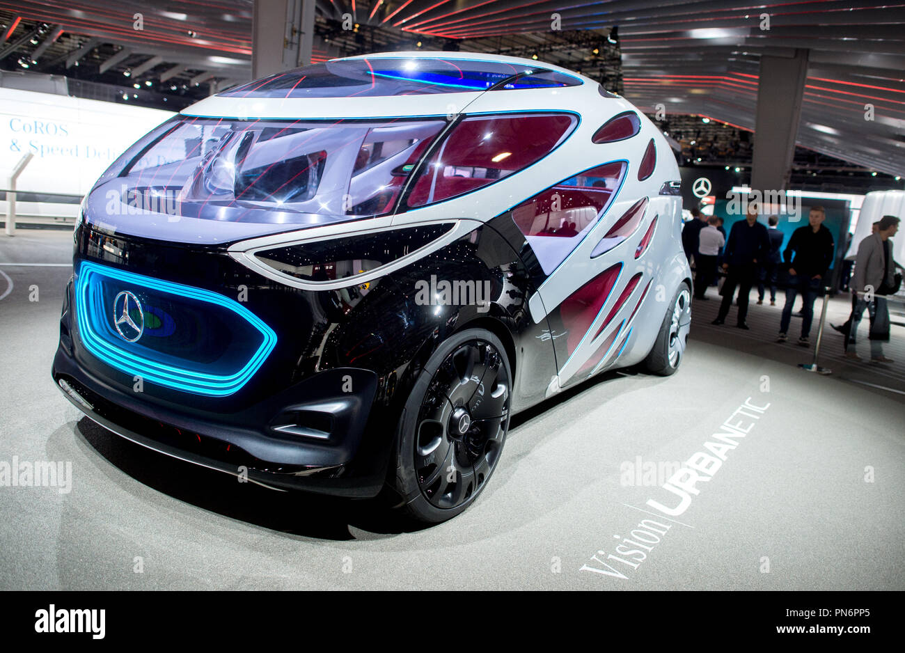 20 September 2018, Lower Saxony, Hanover: The "Vision Urbanetic ...