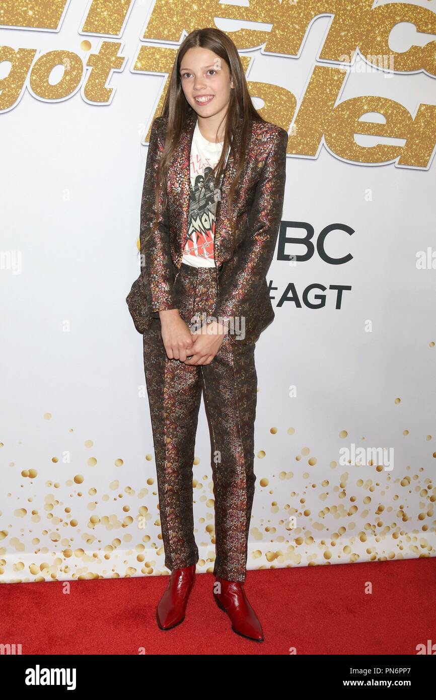 Los Angeles, CA, USA. 18th Sep, 2018. Courtney Hadwin at arrivals for ...