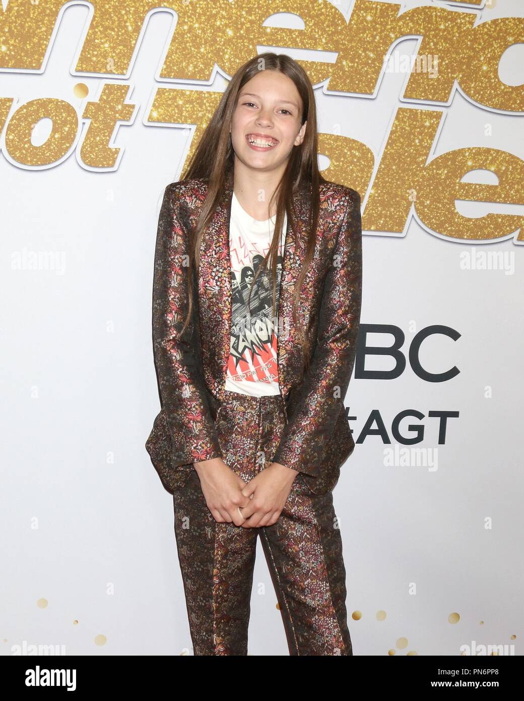 Los Angeles, CA, USA. 18th Sep, 2018. Courtney Hadwin at arrivals for ...