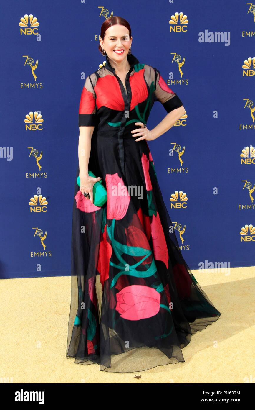 Megan mullally primetime emmy awards hi-res stock photography and ...