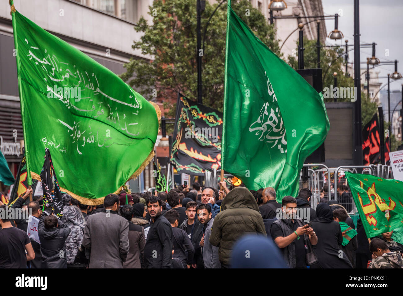 London, UK. 20th Septmber 2018. Ashura Day march - British Muslims ...