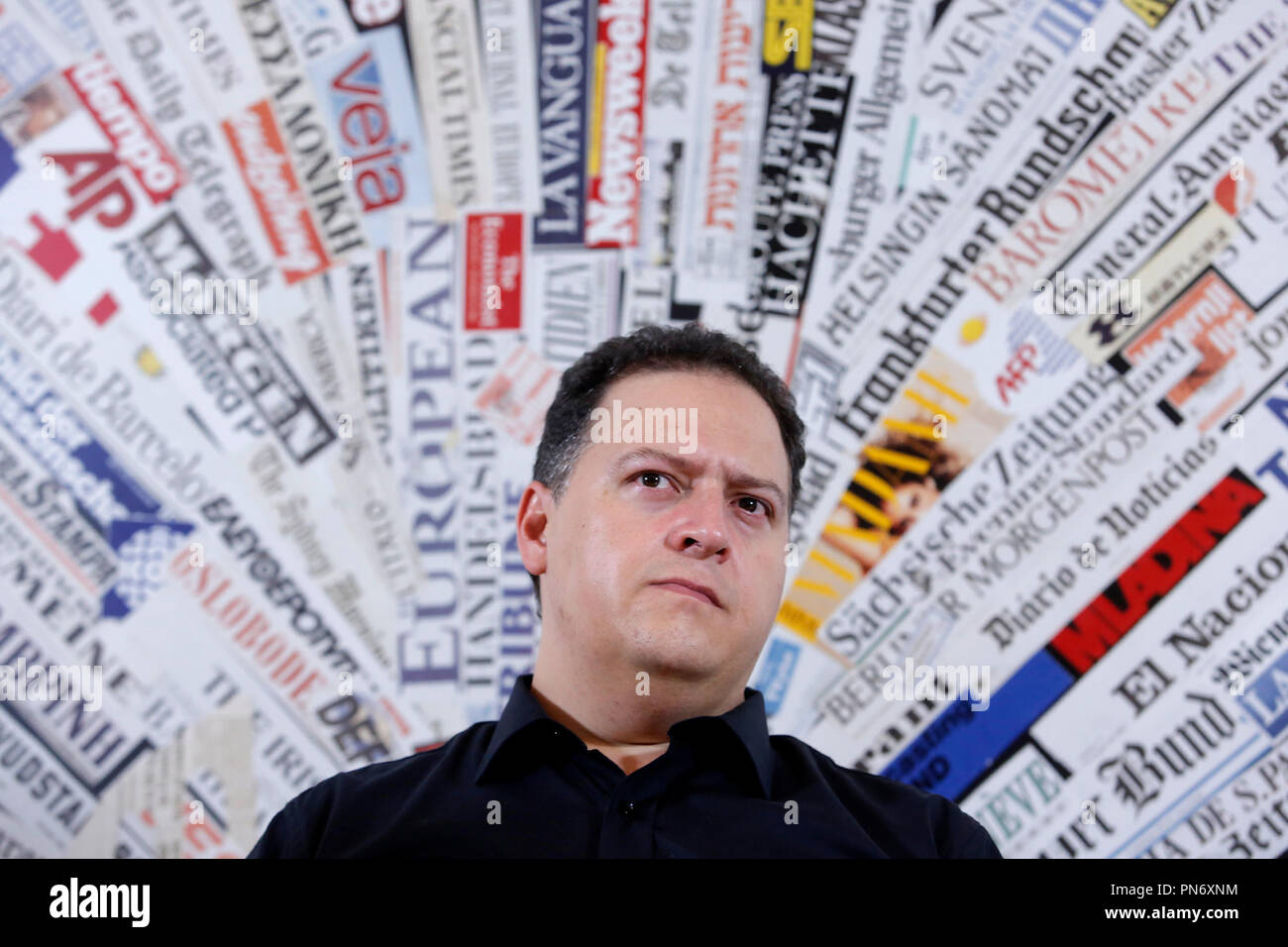 Sebastian Marroquin, Juan Pablo Escobar Roma 20/09/2018. Stampa Estera ...