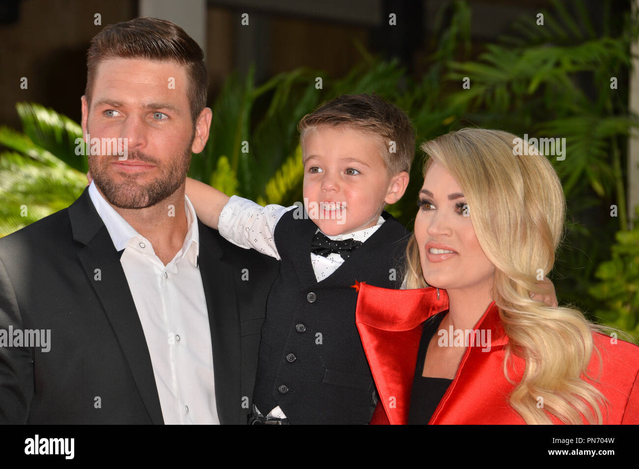 Los Angeles, USA. September 20, 2018: Carrie Underwood, Mike Fisher ...