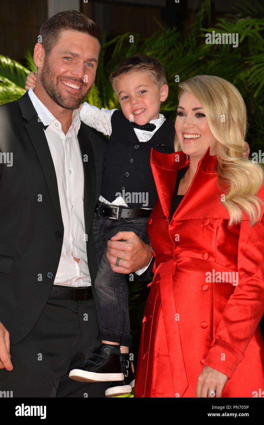 Los Angeles, USA. September 20, 2018: Carrie Underwood, Mike Fisher ...