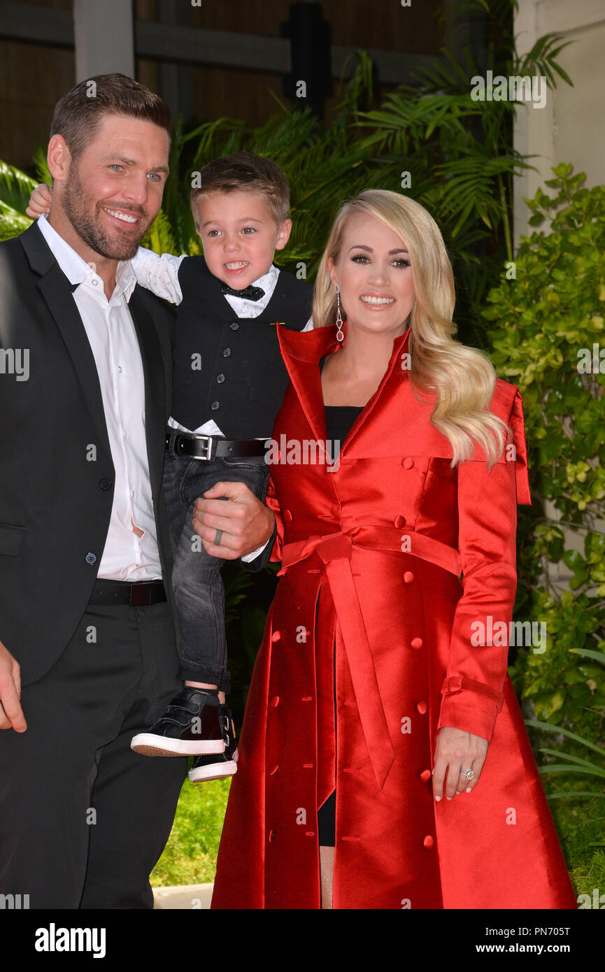 Los Angeles, USA. September 20, 2018: Carrie Underwood, Mike Fisher ...