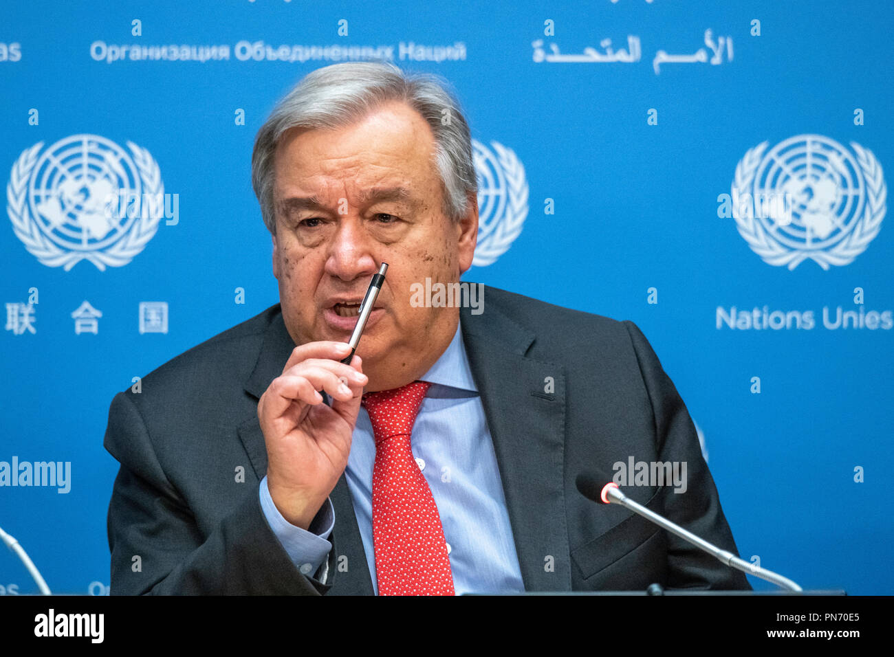 Secretary general of the united nations hi-res stock photography and ...