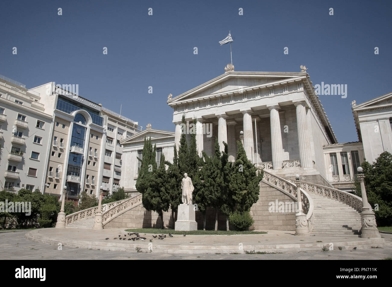 Athens, Greece. 20th Sep, 2018. The National Library is part of the ...