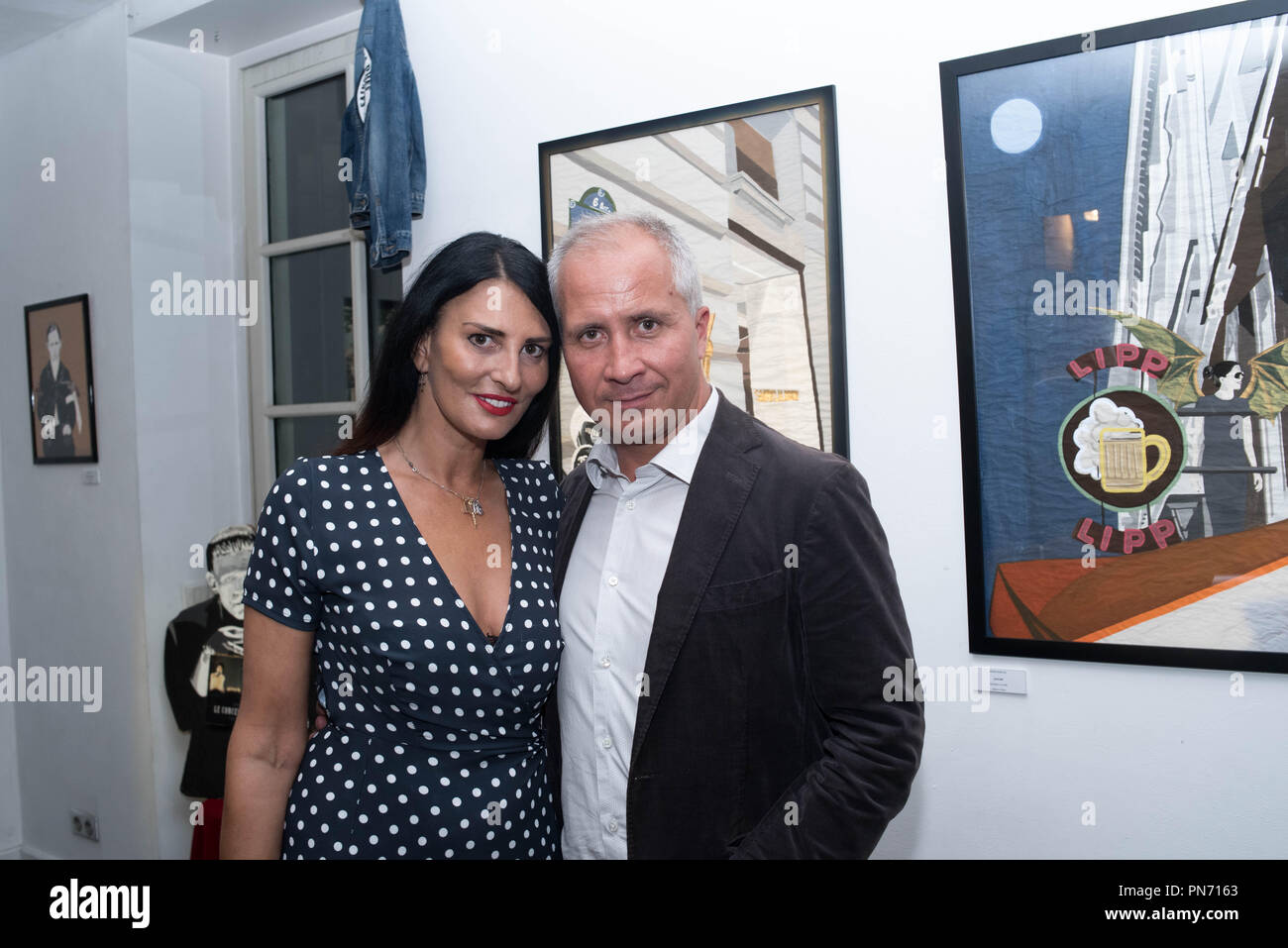 Opening of Numa Roda-Gil "Saint-Germain-des-Prés Monster Club" In image ...