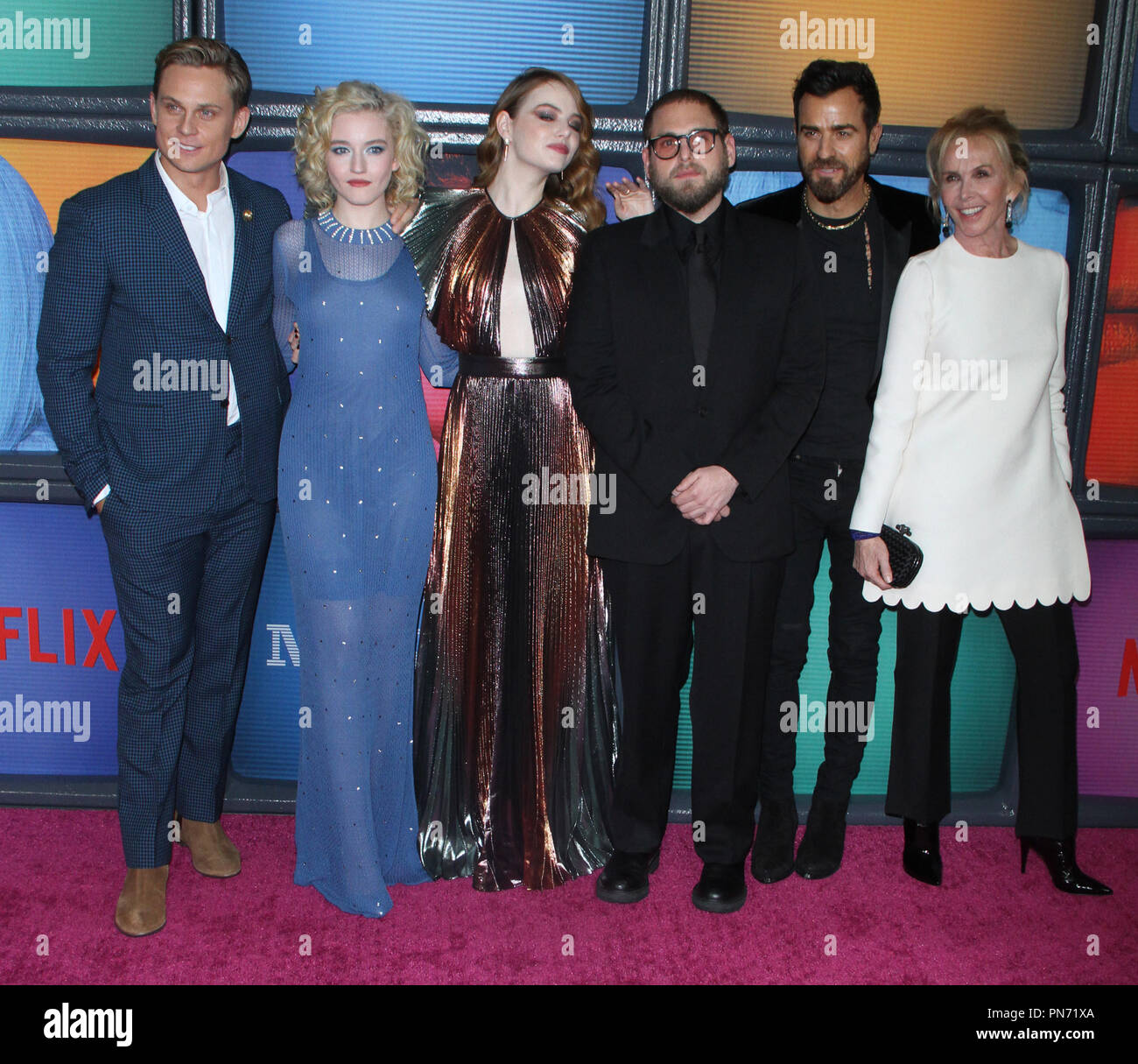 September 20, 2018 Billy Magnussen, Julia Garner, Emma Stone, .Jonah ...