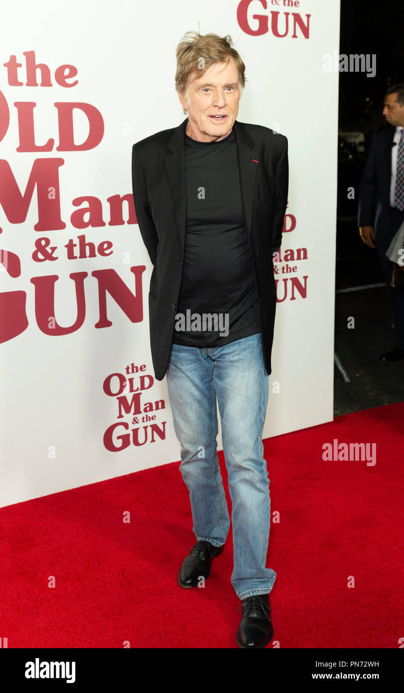 New York, NY - September 20, 2018: Robert Redford attends premiere of ...