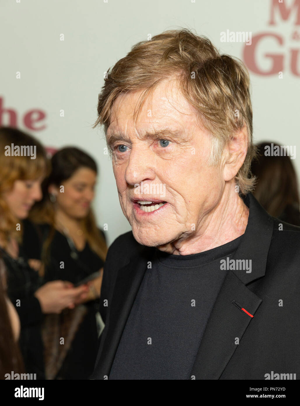 New York, NY - September 20, 2018: Robert Redford attends premiere of ...