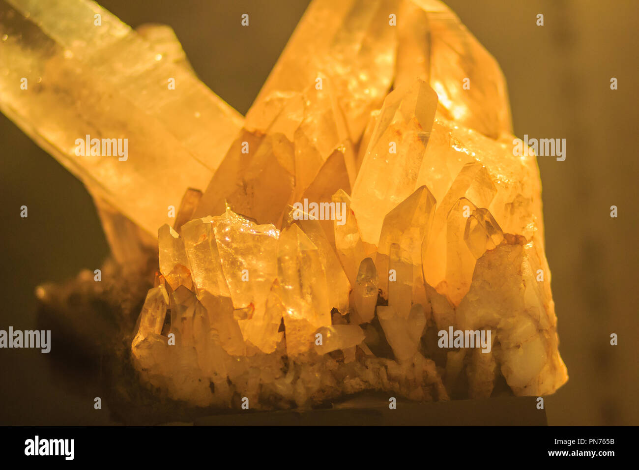 Quartz prismatic habit stone specimen from mining and quarrying ...