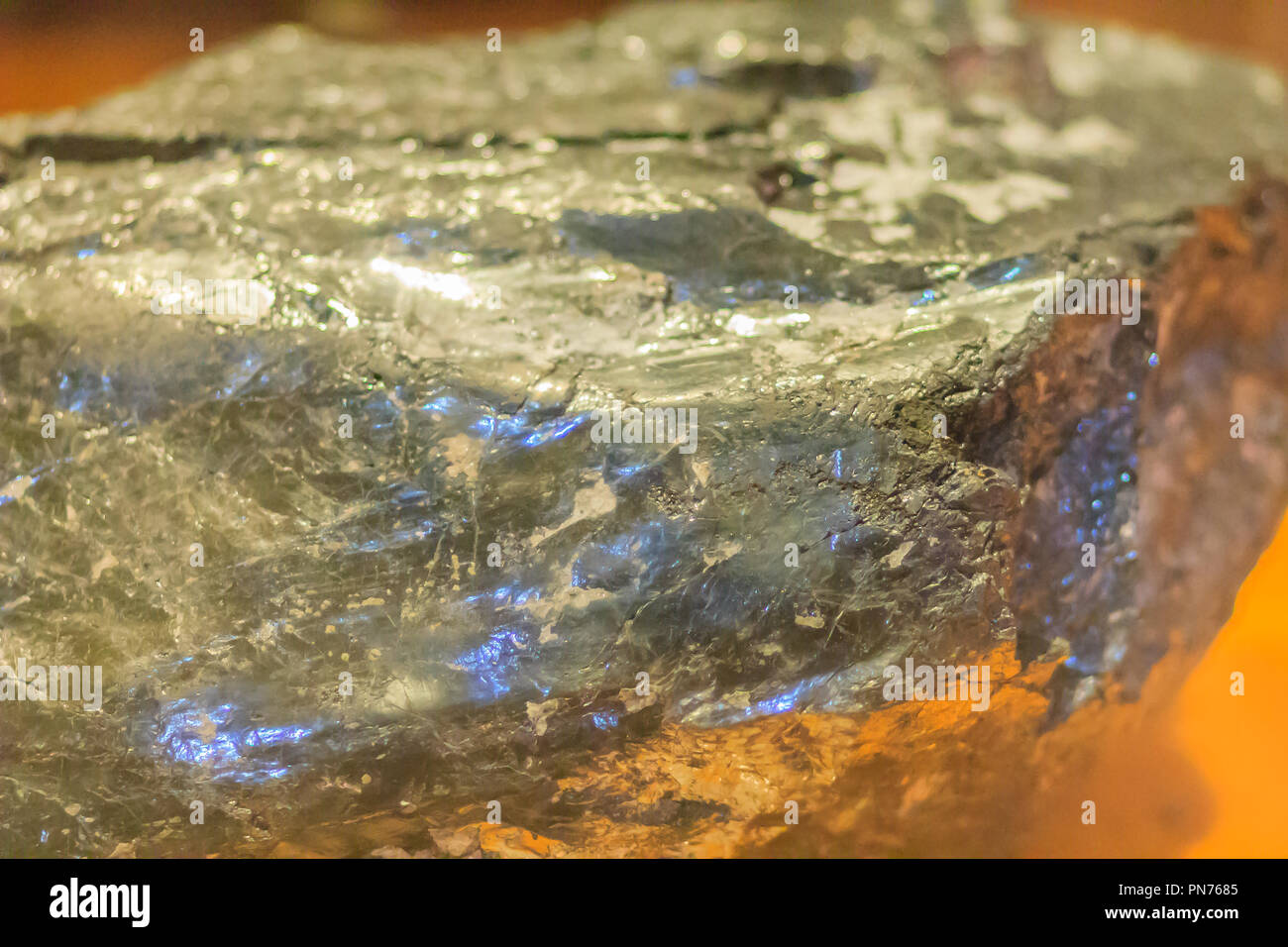 Meta-anthracite specimen from mining and quarrying industries. Meta ...