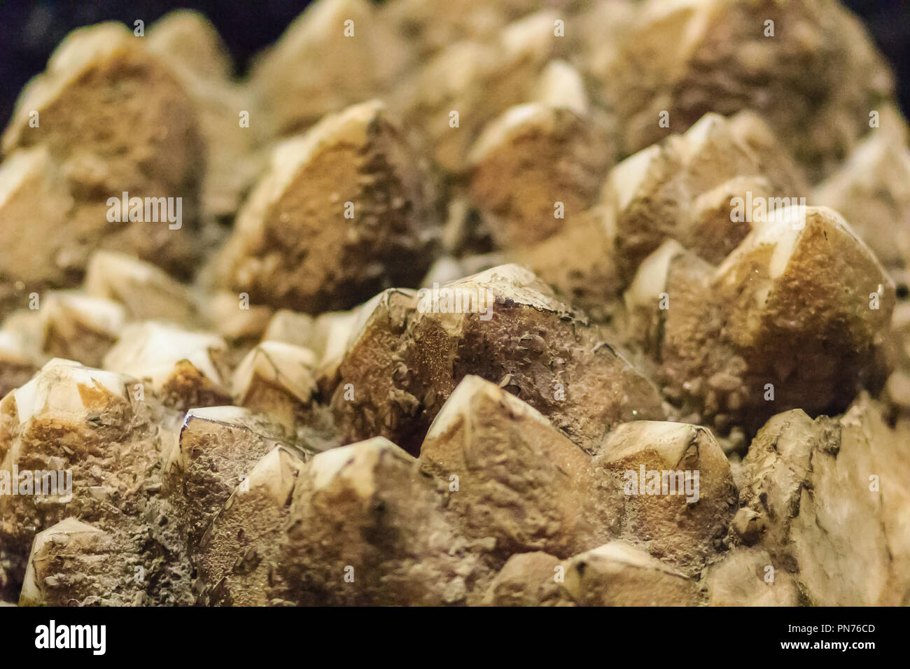 Raw specimen of quartz crystal stone from mining and quarrying ...