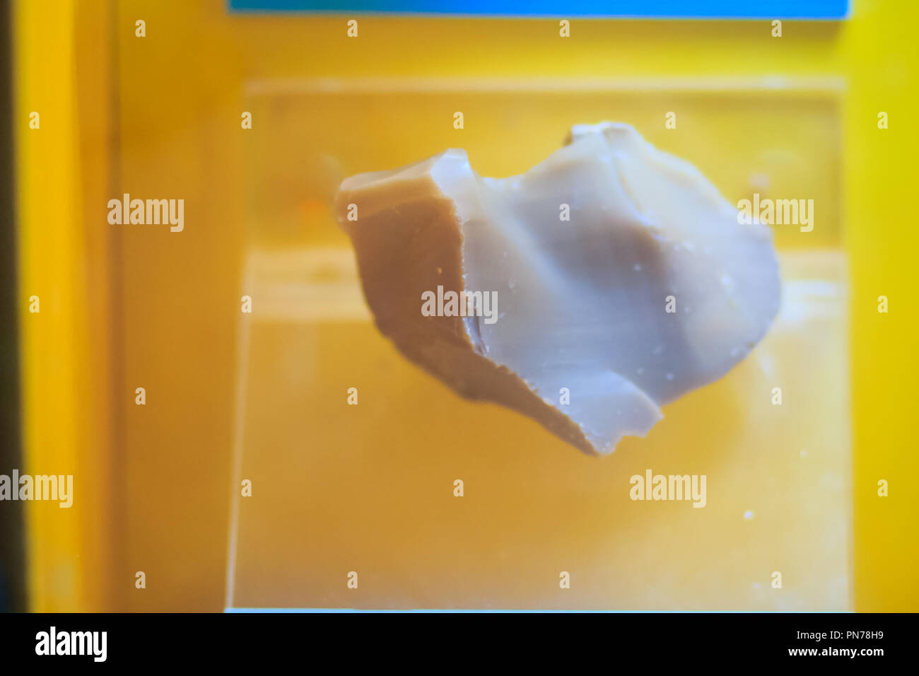 Common opal rock specimen from mining and quarrying industries. Opal is ...