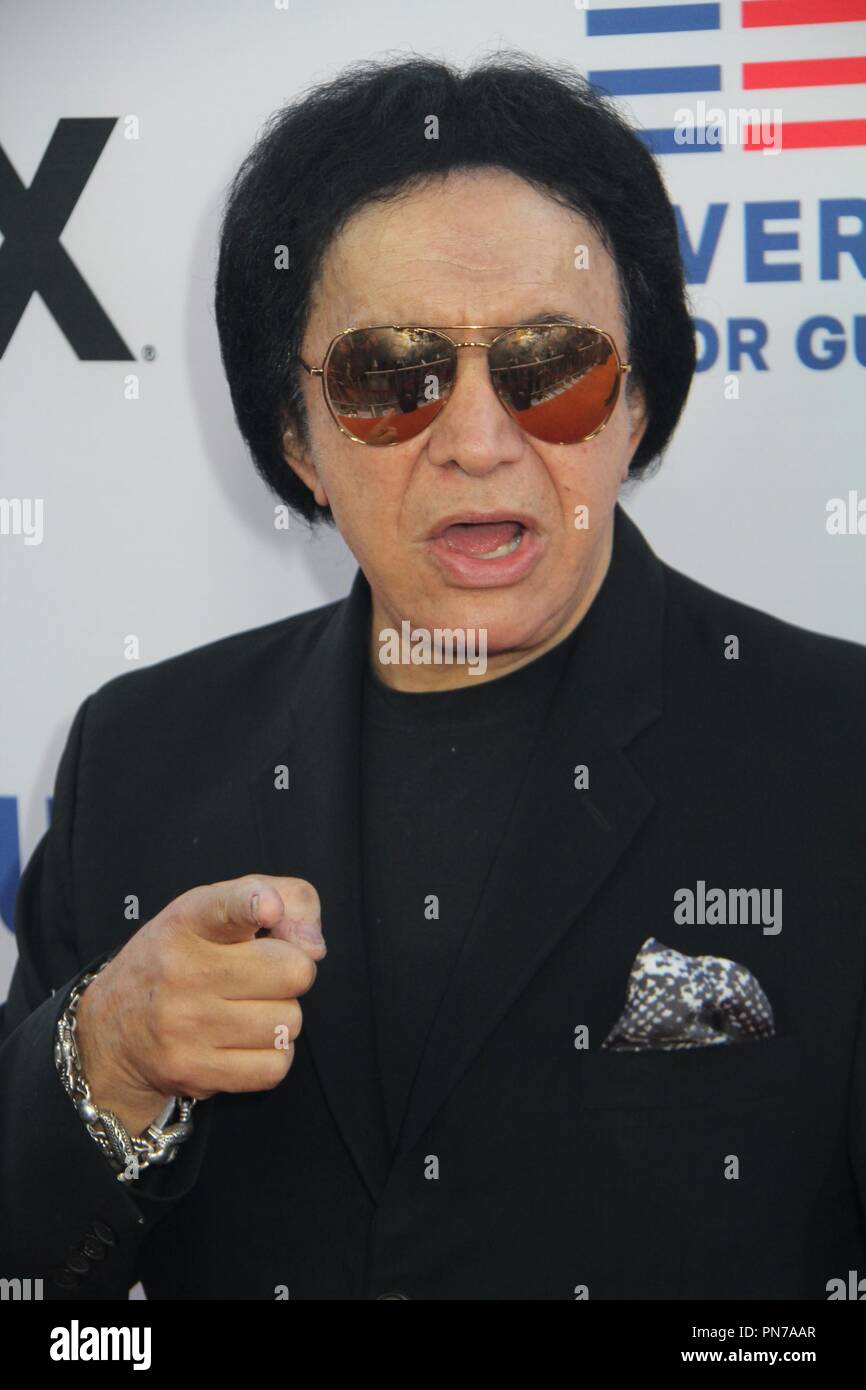 Gene Simmons 05/03/2016 Los Angeles red carpet premiere event for EPIX ...