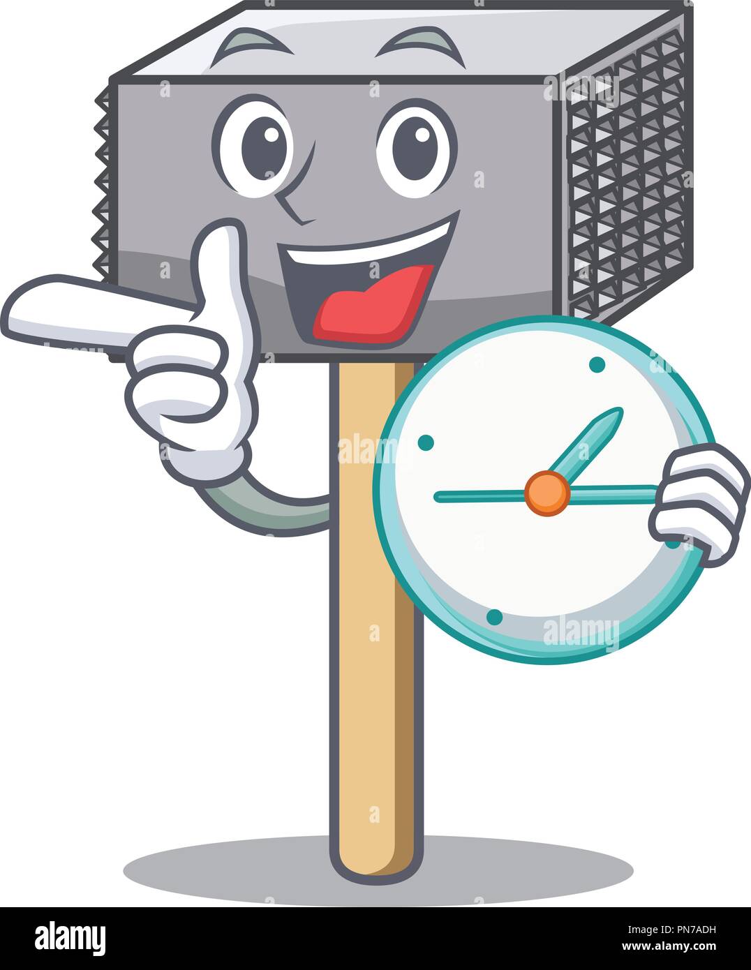 Steak clock Stock Vector Images - Alamy