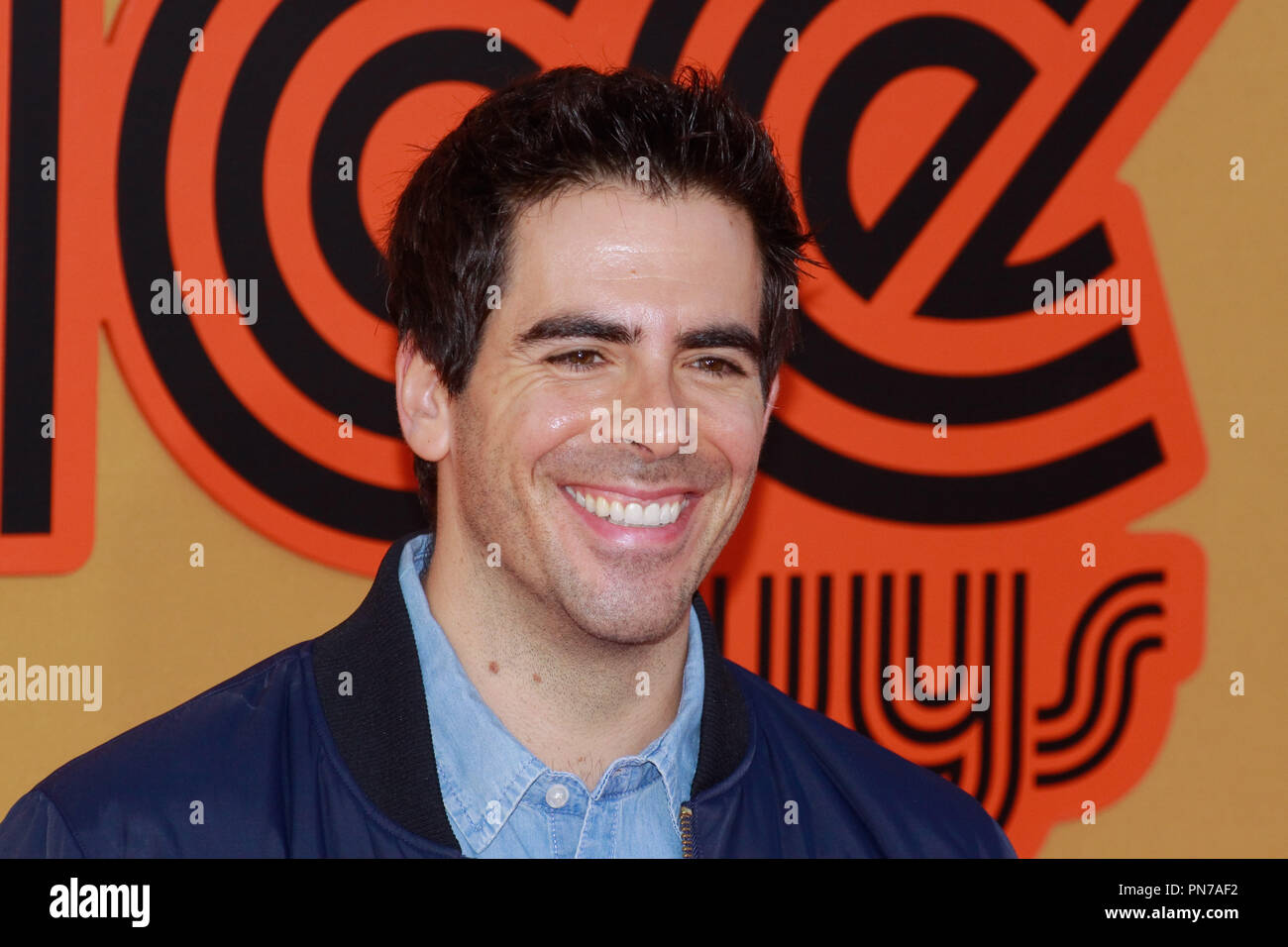 Eli Roth at the Premiere of Warner Bros. Pictures "The Nice Guys" held ...