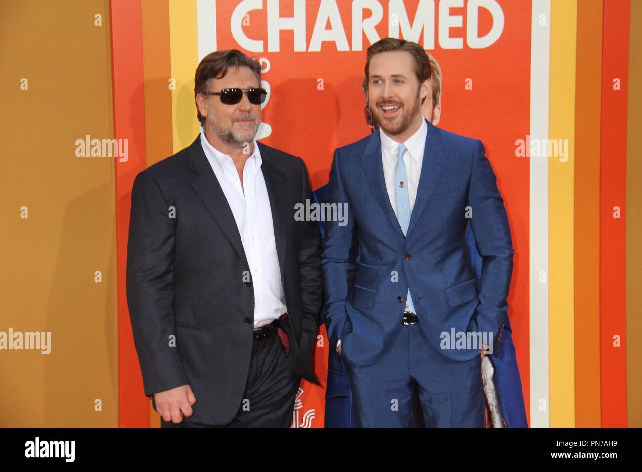Russell Crowe, Ryan Gosling 05/10/2016 Los Angeles Premiere of "The ...