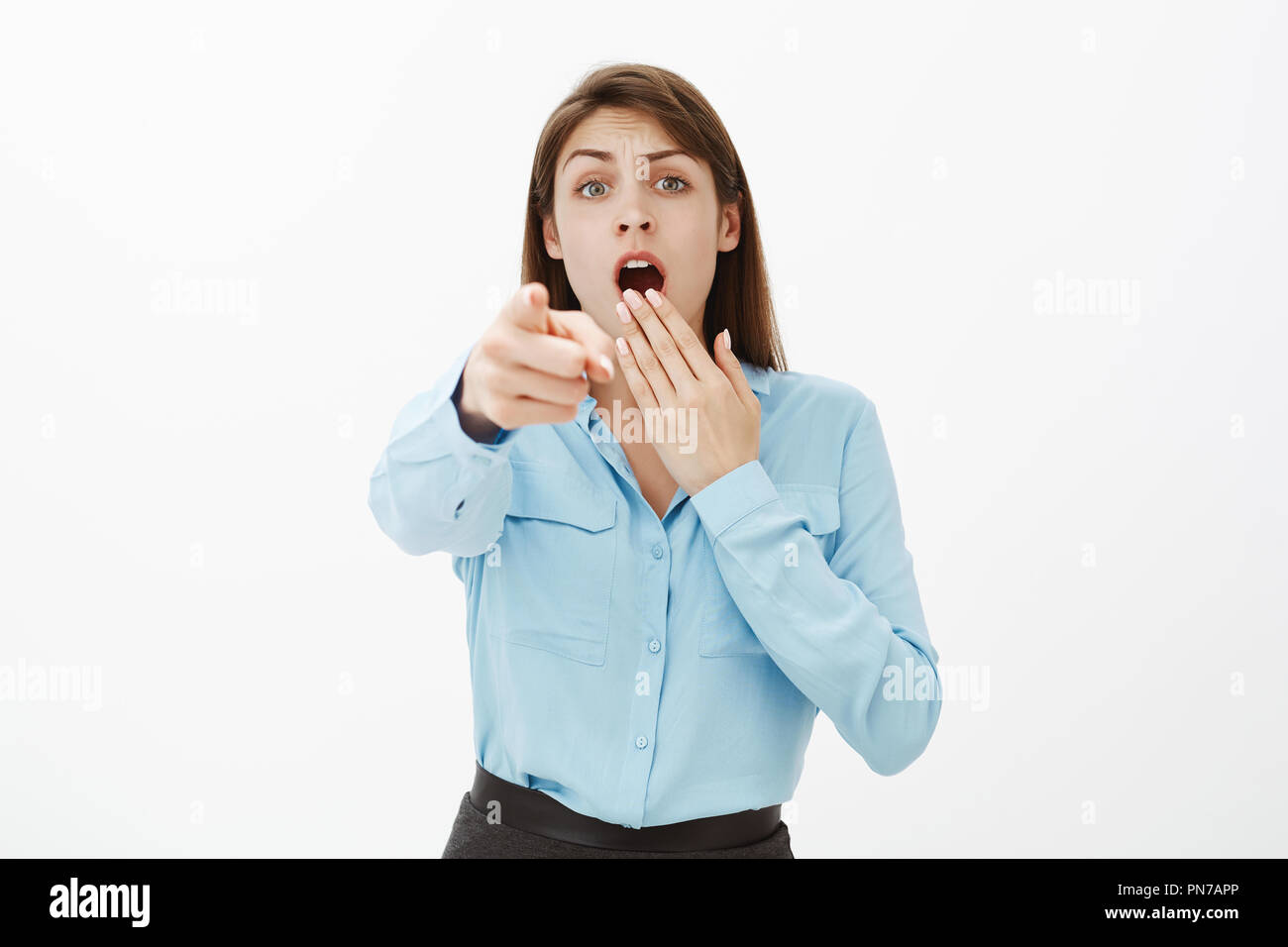 Surprised student portrait hi-res stock photography and images - Alamy