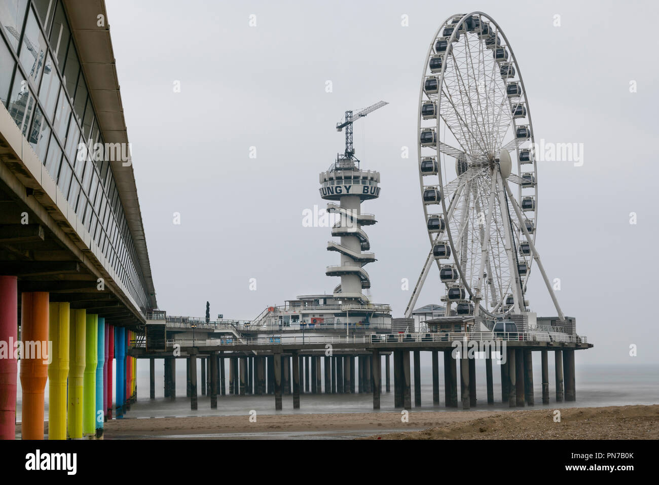 Scheveningen, The Hague, Netherlands, APRIL 04 2018 - Winter ...