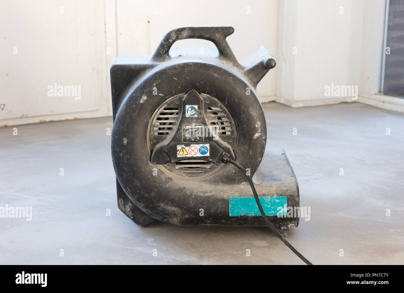 Large blower for drying a floor, indoor Stock Photo - Alamy