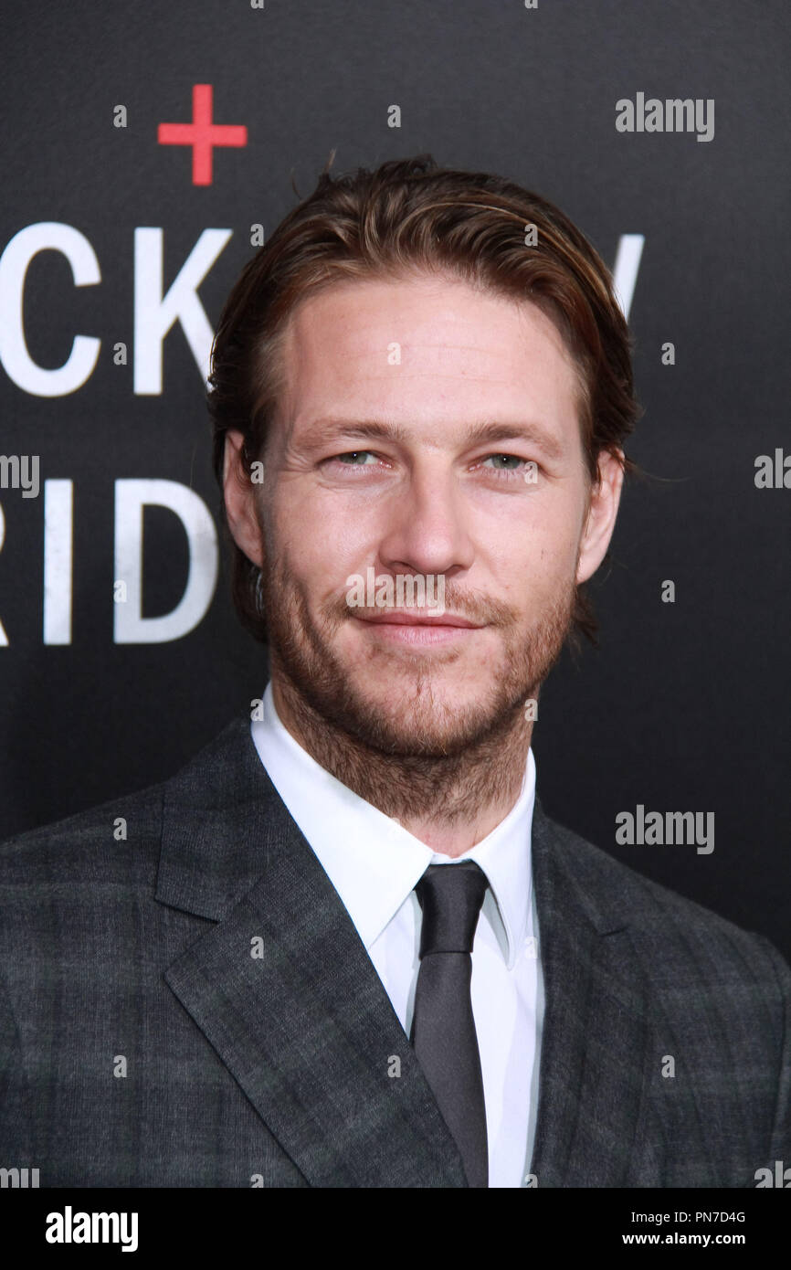 Luke Bracey 10/24/2016 The Los Angeles special screening of "Hacksaw ...