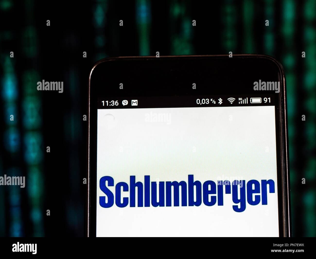Schlumberger logo hi-res stock photography and images - Alamy