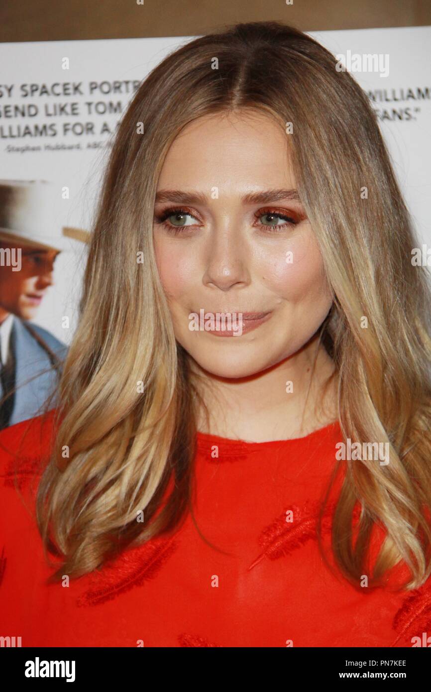 Elizabeth Olsen 03/22/2016 Los Angeles Premiere of "I Saw The Light ...